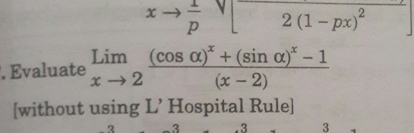 Doubt From Limit Maths Doubts GoIIT Doubt From Limit Maths Doubts GoIIT